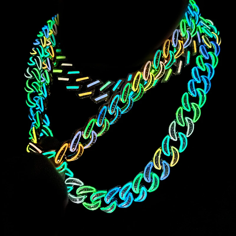 Hip Hop Rapper's Party Jewelry - Iced Out Cuban Link Chain