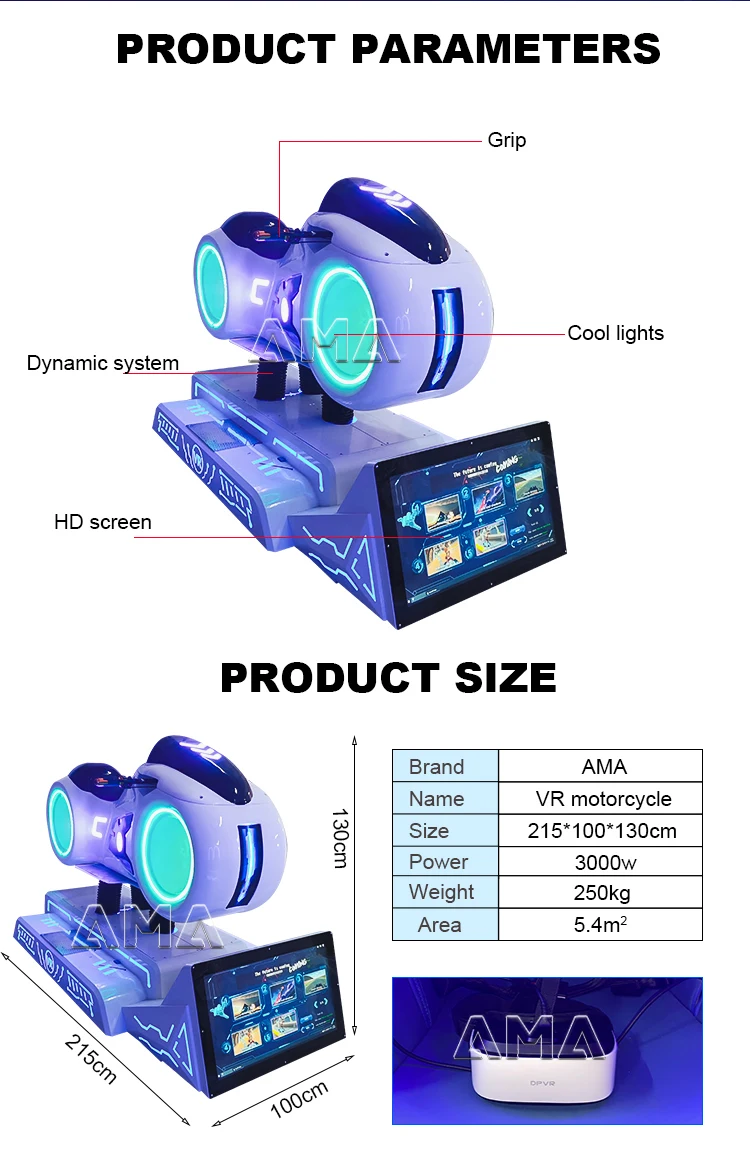 9D VR Super Racing Motorbike - High Res VR Gaming Experience