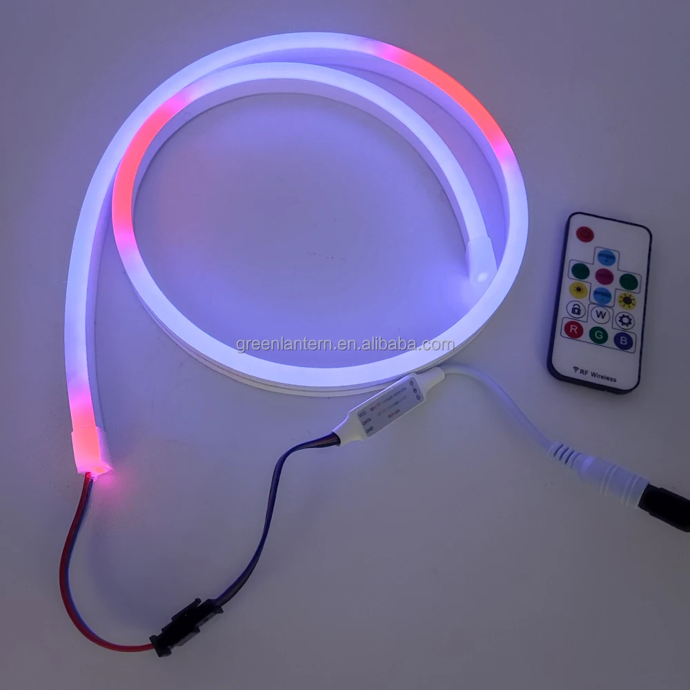 High Quality 12V 24V Addressable RGB Neon Flex Programmable LED Neon ...