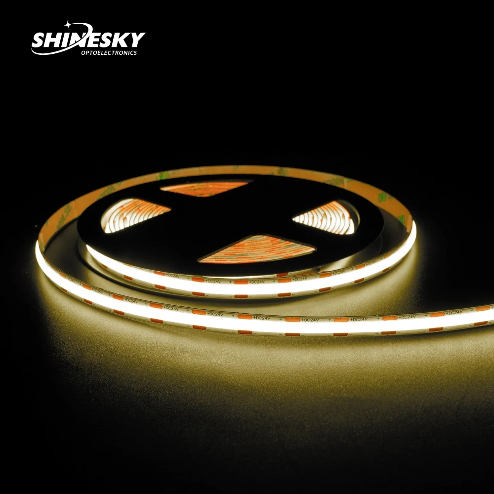 Wholesale Factory 10W/M 8MM Free Cutting Flexible COB Led Strip 512leds ...