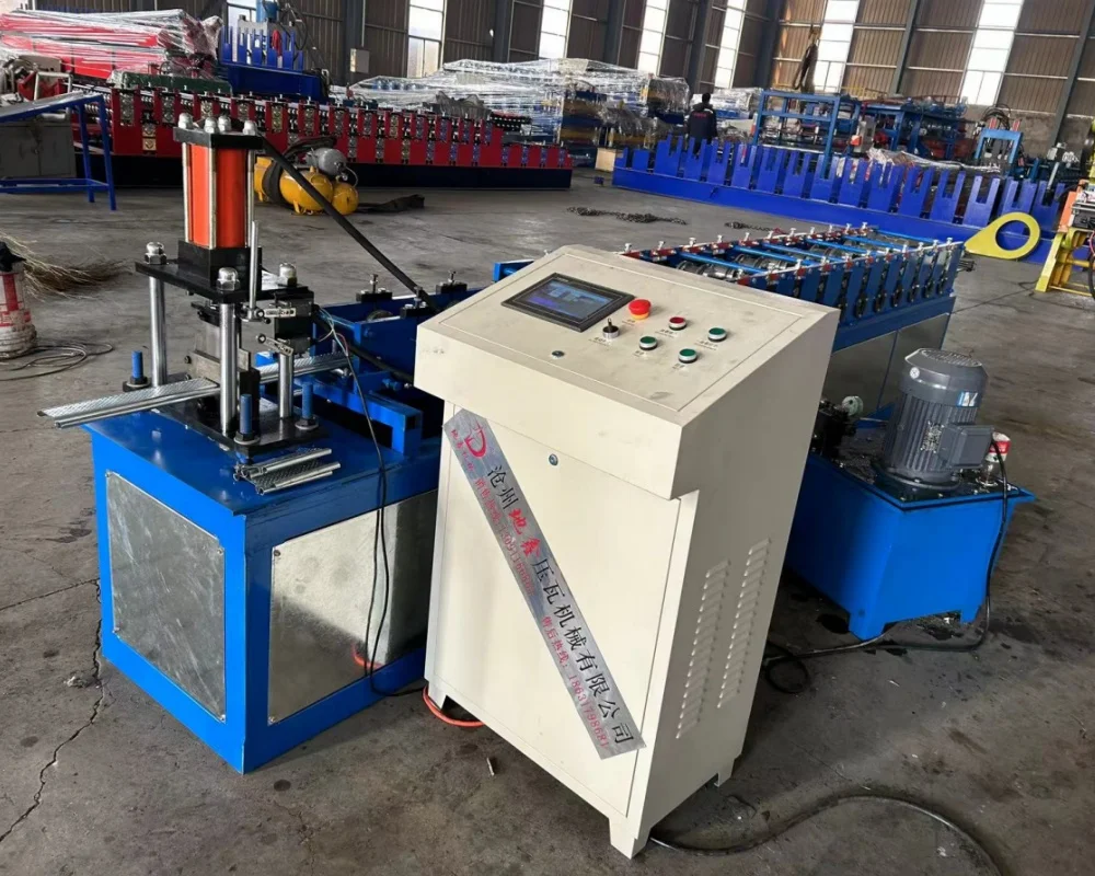 Automatic Roller Shutter Door Frame Making Machinery with Punching Perforated Roll Up Shutter ...