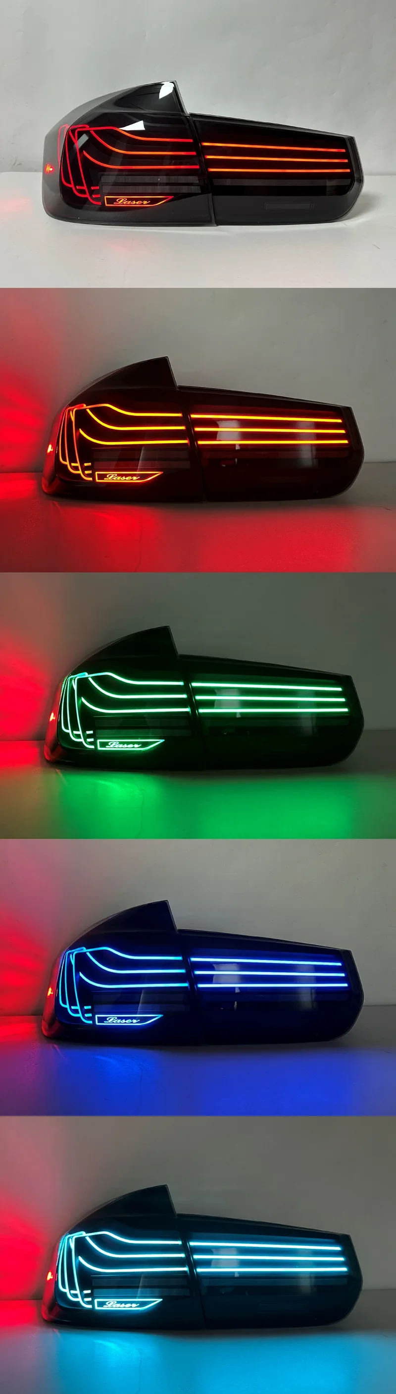 Sjc New Design Led Rgb Drl Style Tail Light For Bmw F30 3 Series M3 ...