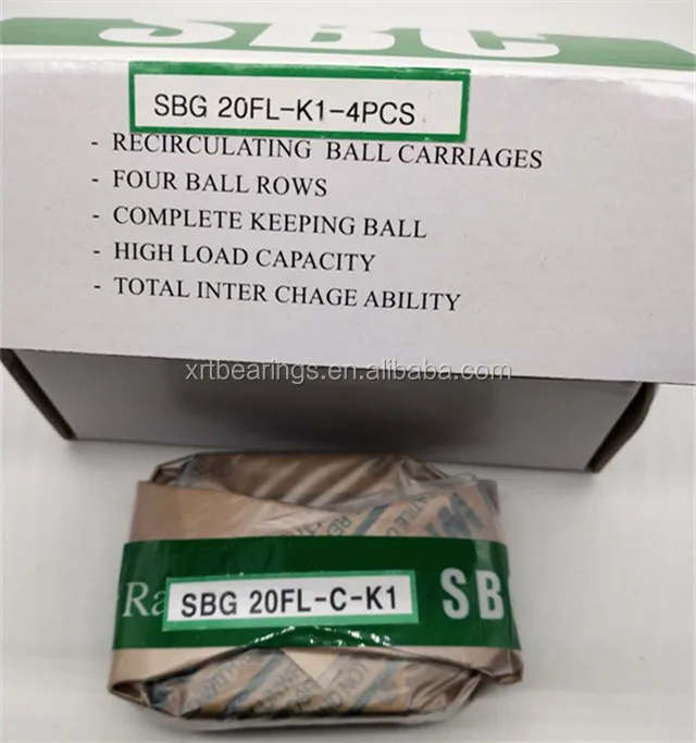 SBC Linear Guide Block SBG20 - High Rigidity & Load Rating