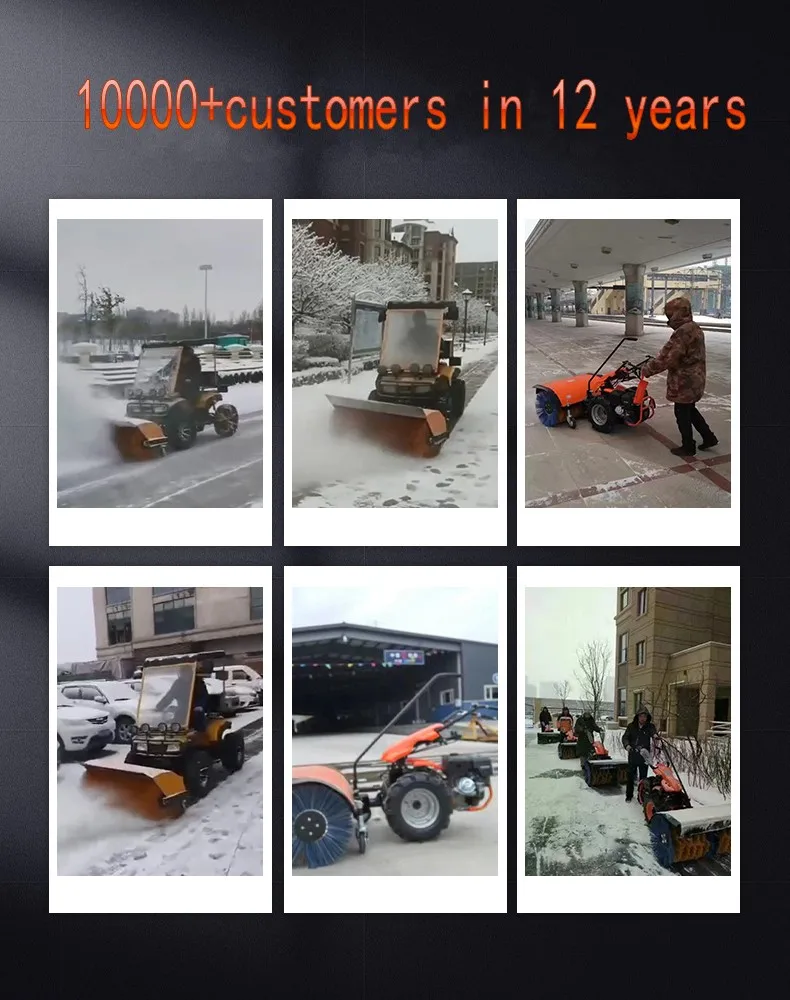 Snow Cleaning Machine Snow Removal Equipment Sweeper Wholesale Driving ...