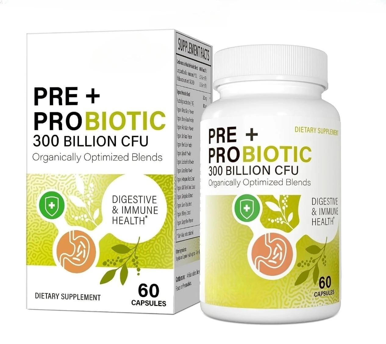 Private Label Probiotics Capsules For Vaginal Health Daily Supplement Organically Optimized ...