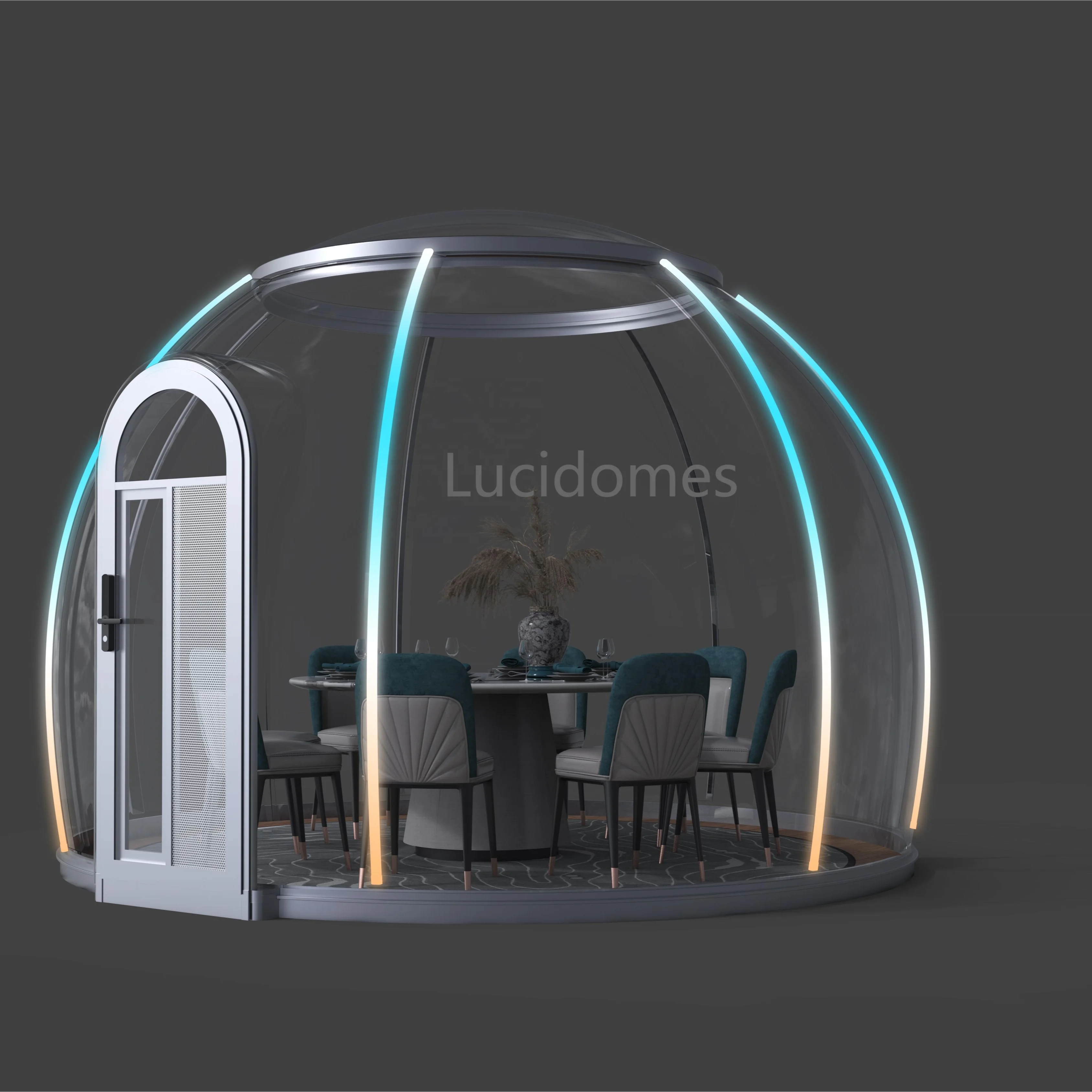 Luxury Glass Clear Pc Geodesic Dome Tent High Quality Customized Bubble ...
