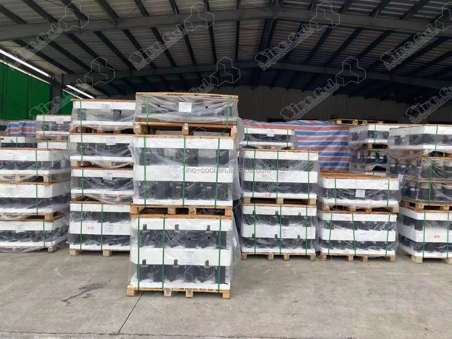 완바오 냉장고 압축기 R134a - 2년 보증, 상업용 전기 부품