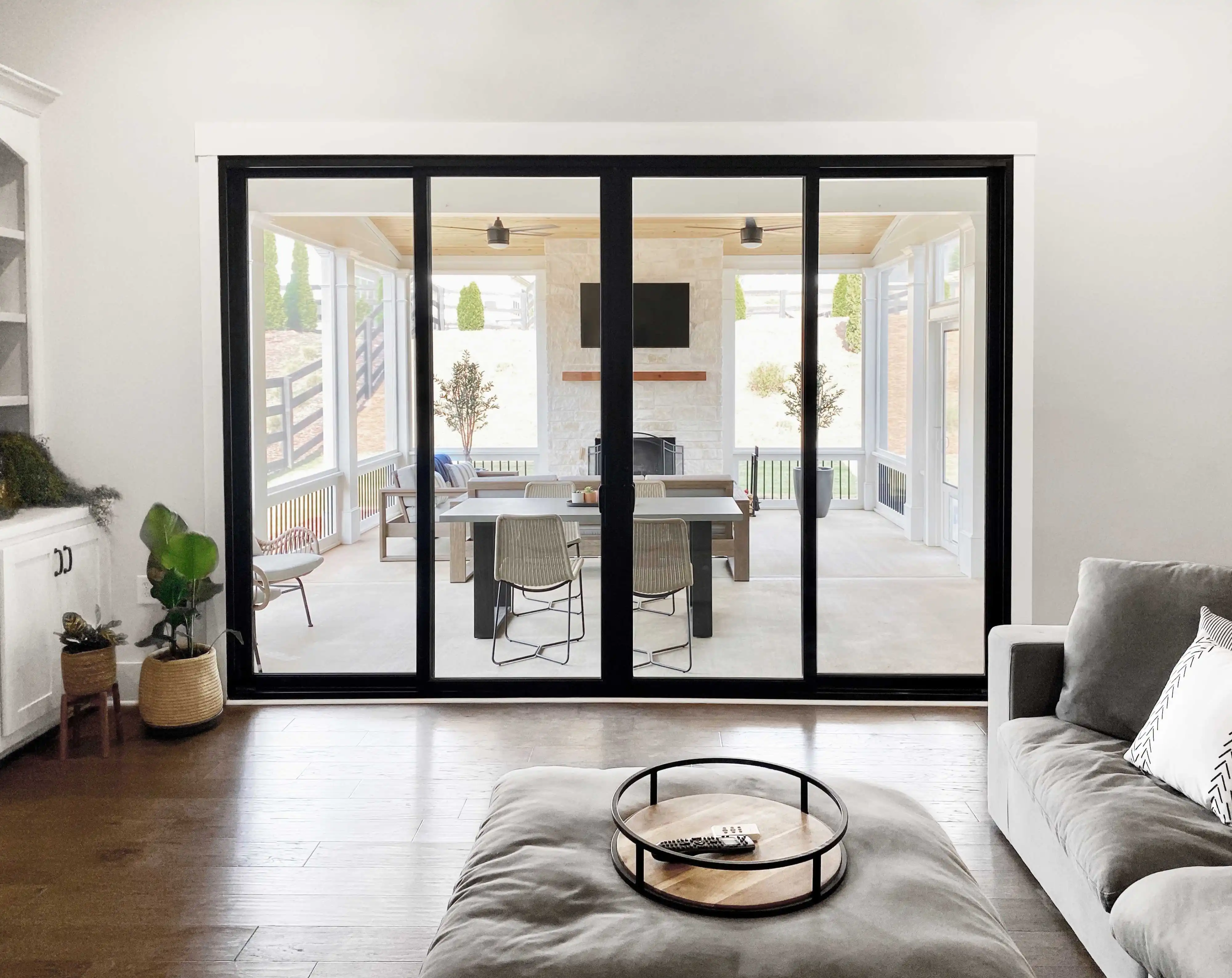 Modern Design Motorized Sliding Gate Seamless Convenience Smart Door ...