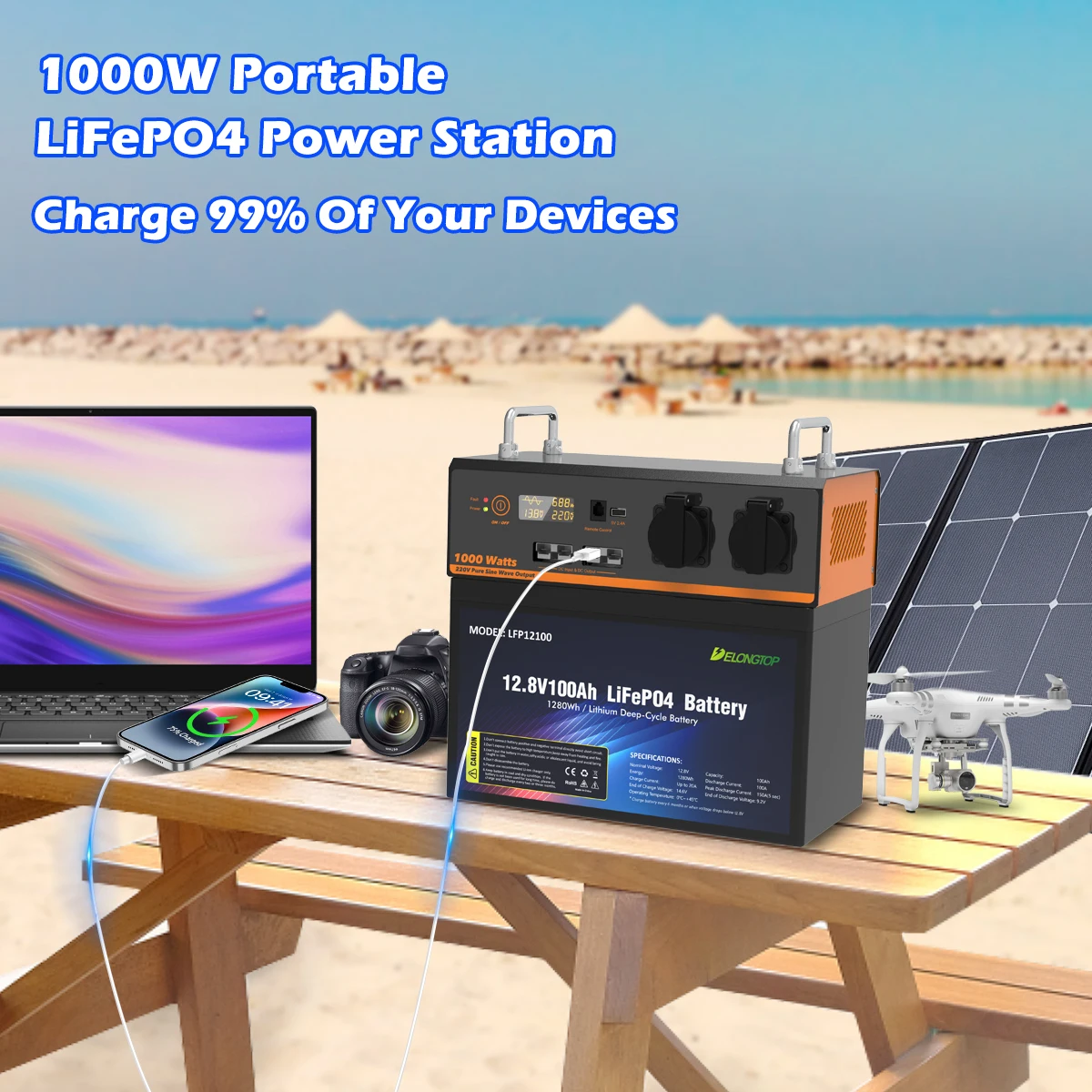 1200W Portable Power Station - Reliable Power Anywhere