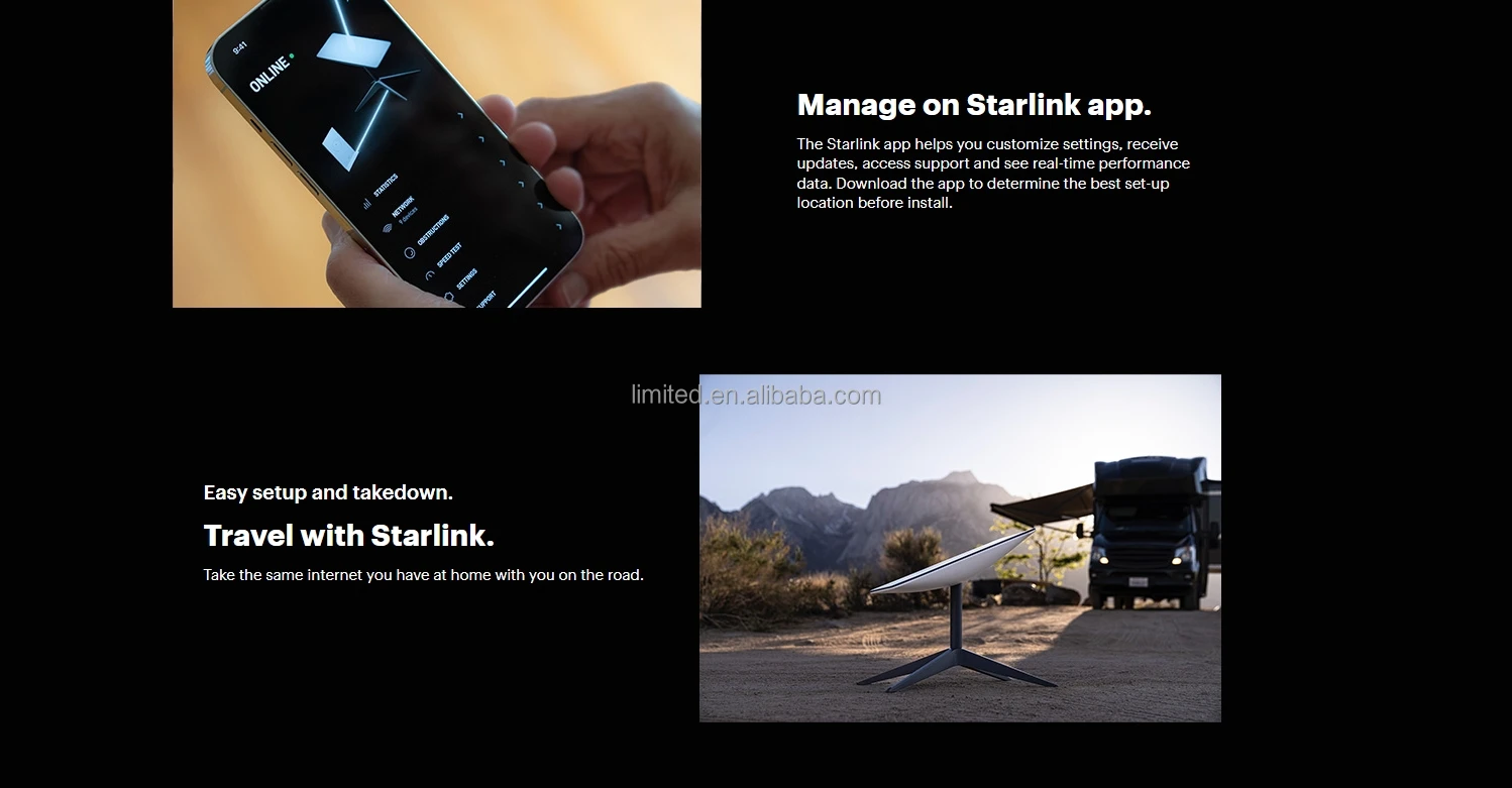 Starlink V2 Satellite Standard Dish Kit With Router Uta-212 & Utr-211 ...