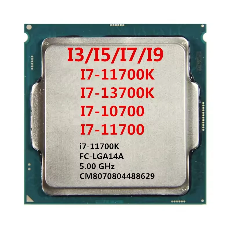 New Original Core I5 12400 12400f 12500 12600KF I7 14700kf 13400f ...