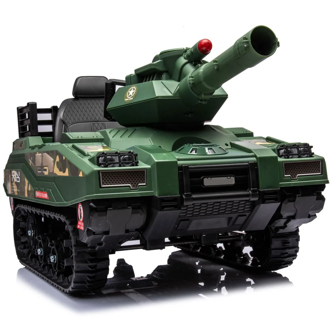 DLS Kids ride on real Track Tank toys batería potente con control ...
