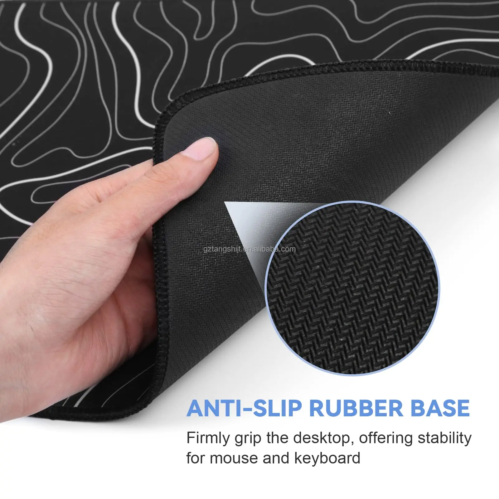 Gaming Mouse Pad High Quality Cloth Non-Slip Rubber Base Custom Mouse ...