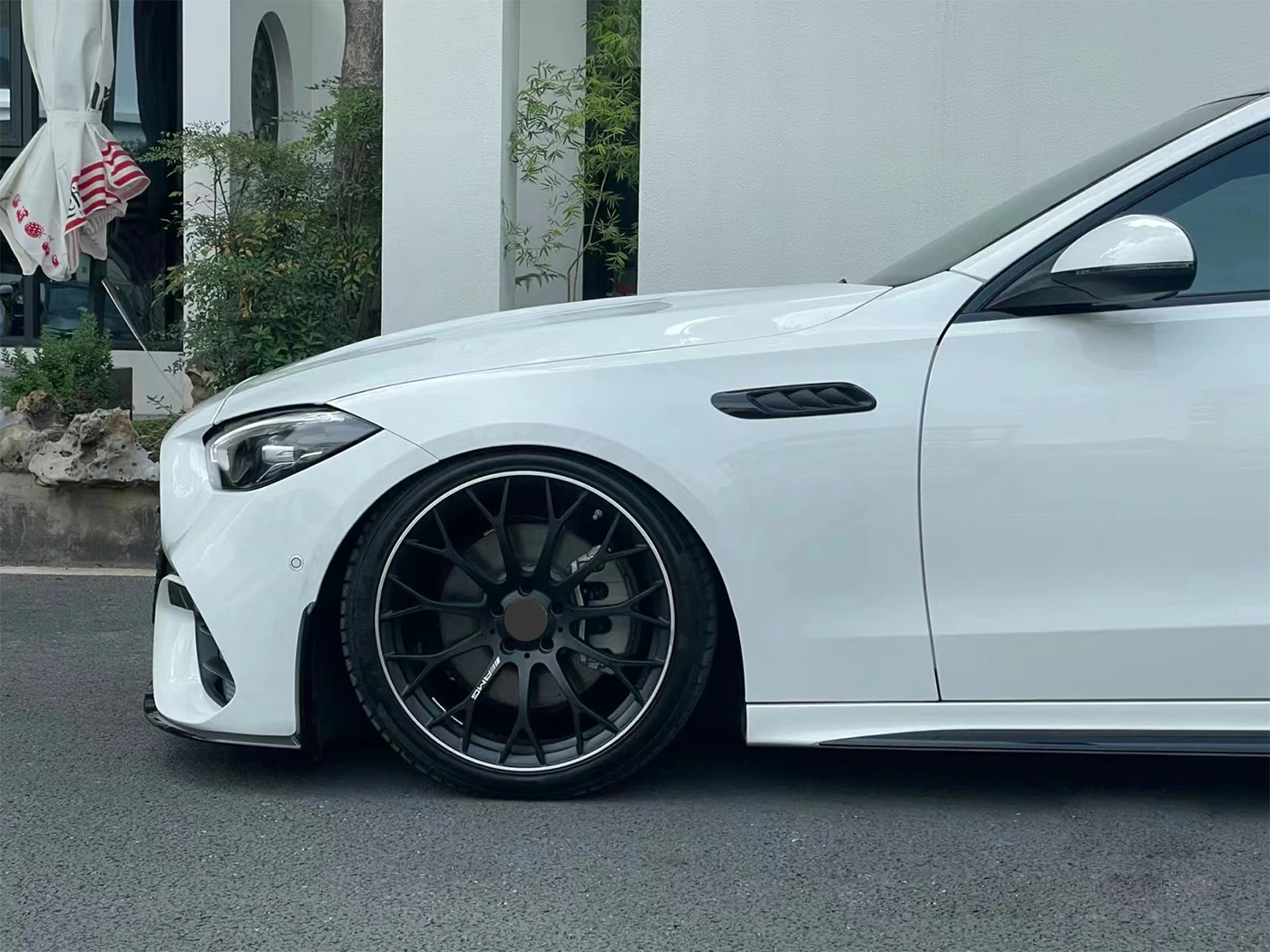 High Quality Car Fenders For Mercedes Benz C-class W206 Modified To C63 ...