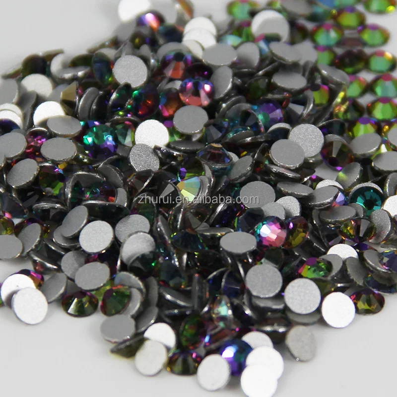 Ss6 Ss8 Ss10 Ss12 Ss16 Ss20 Neon Rhinestones Glow In The Dark Flat Back ...