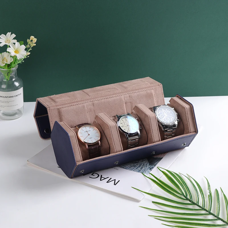 OJR Custom Watch Box Leather Hexagonal Watch Roll Caja Para Reloj ...
