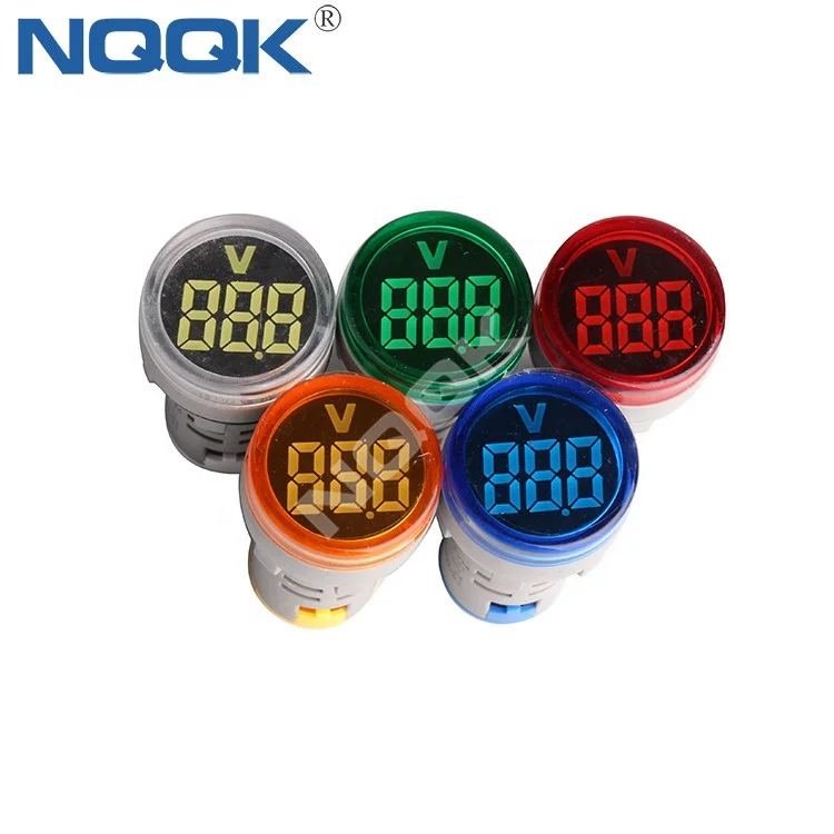 Mini Generator Ad16 22mm Indicator Light Digital 12v Led Voltmeter For ...