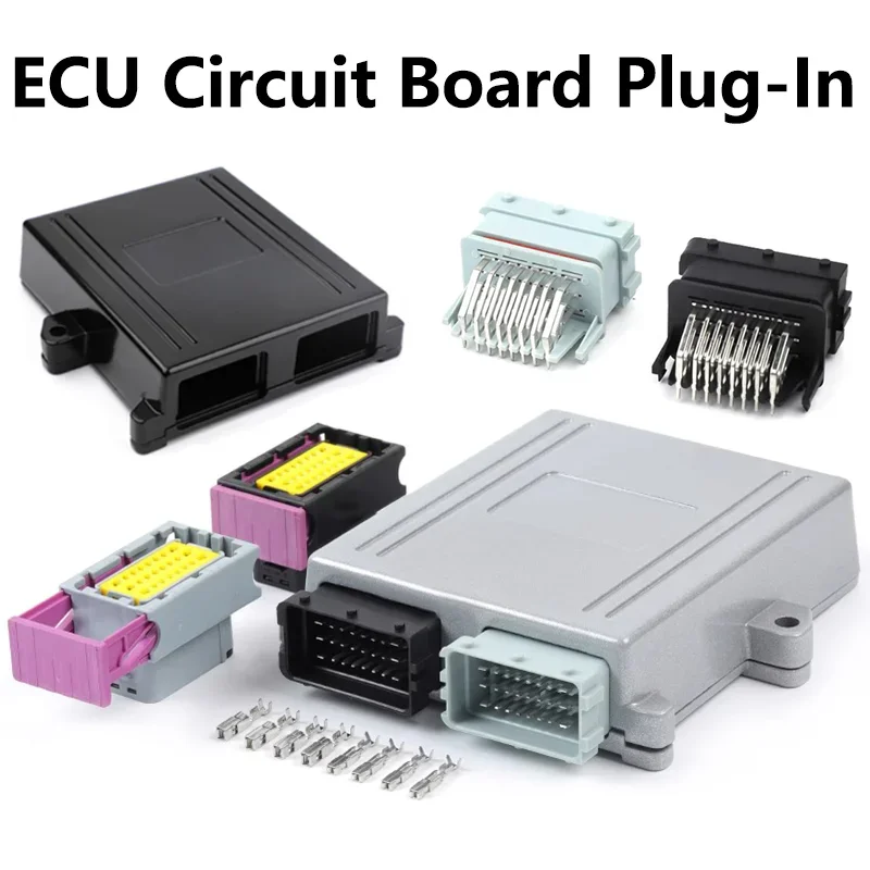 ECU Auto Connector Circuit Board Matching Aluminum Alloy Shell Box Plug ...