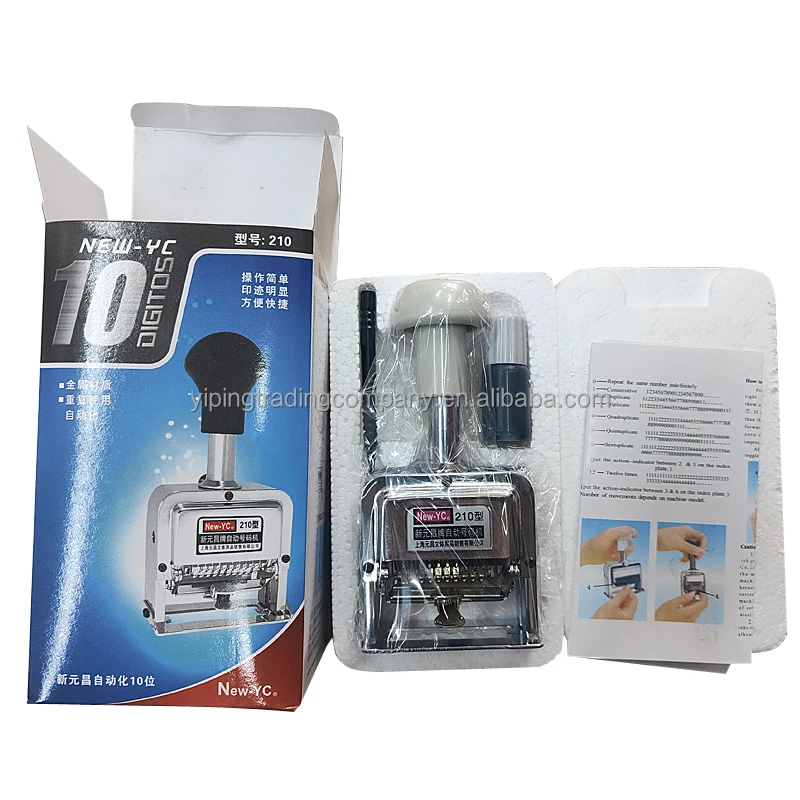 10pins Bits Small Automatic Numbering Machine Automatic Numbering ...