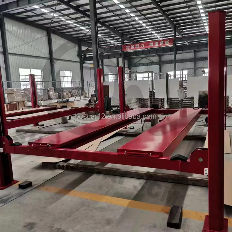 5000kg Four Post Car Lift - Precision Alignment & Lifting