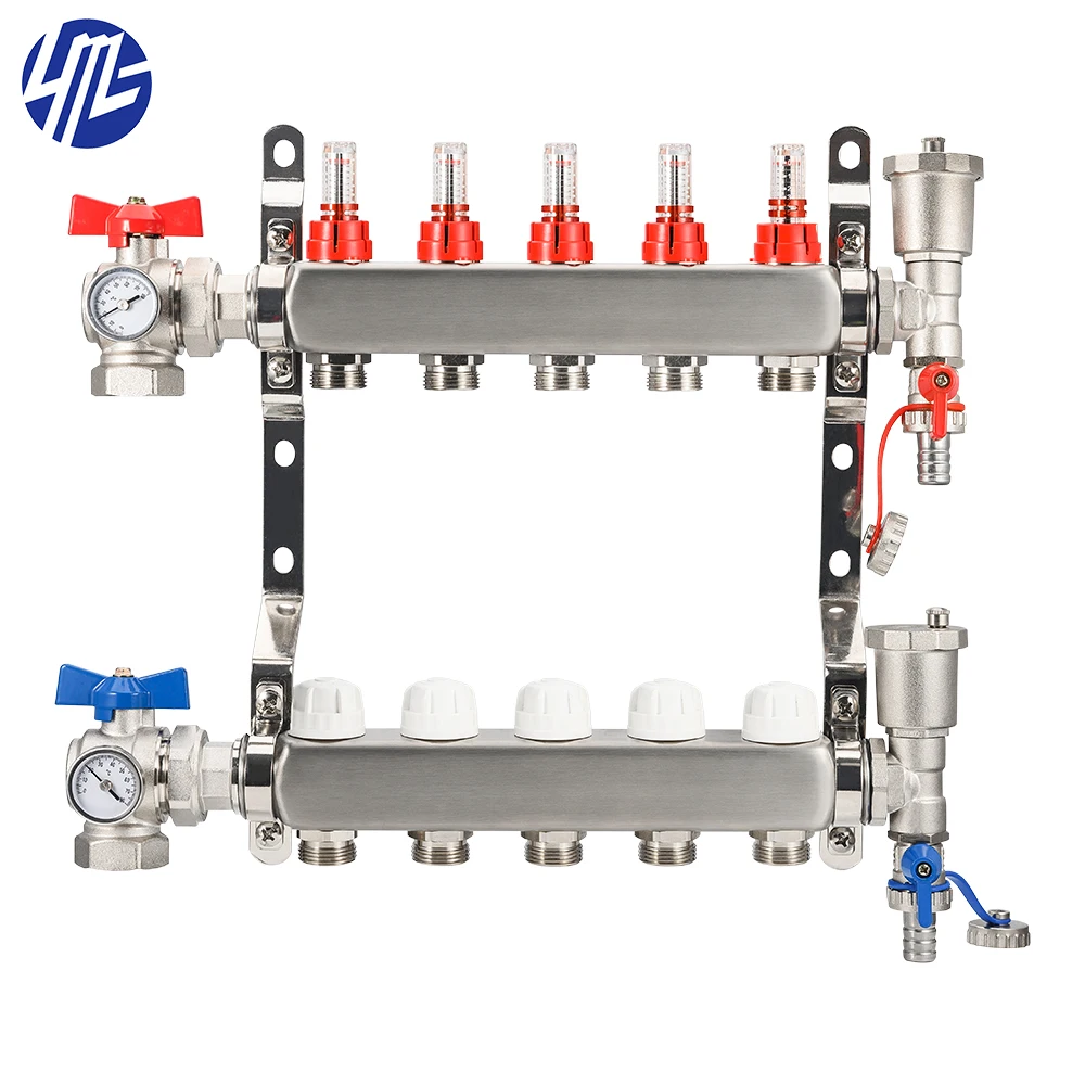 High Quality Nickel Plated Loop Stainless Steel Manifold