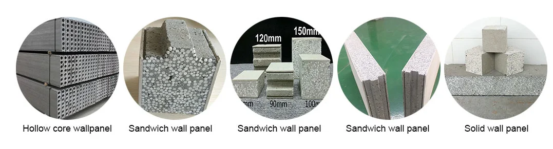 Precast Lightweight Concrete Wall Panel Making Machine Hollow Core Slab ...