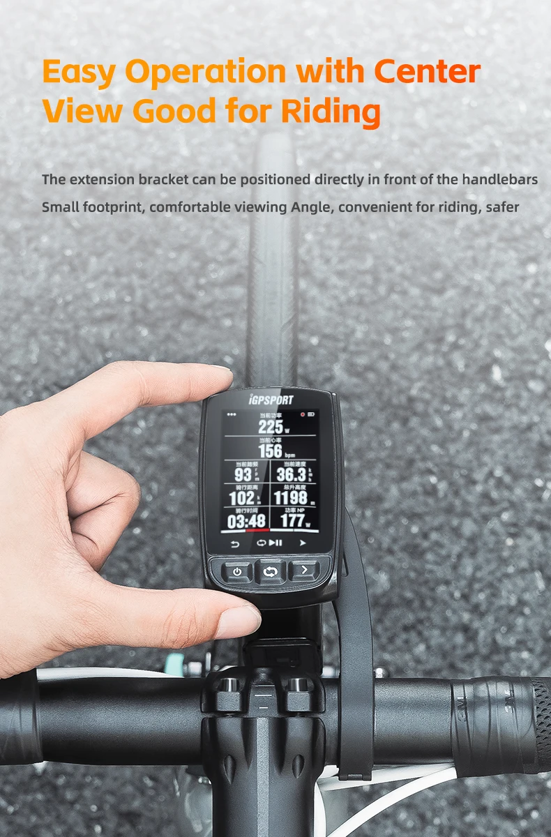 ROCKBROS Bicycle Gps Speedometer Mount Bracket Handlebar Extension ...