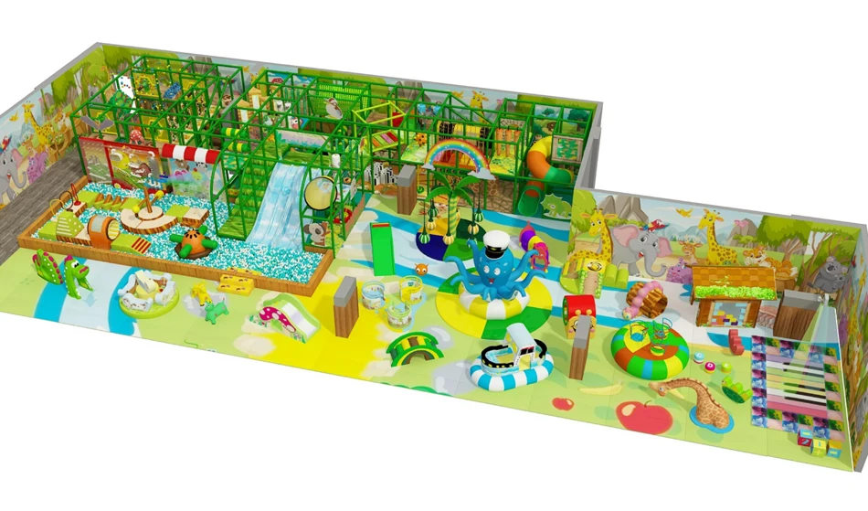 Angel Animal Theme Kids Indoor Playground Family Entertainment Children ...