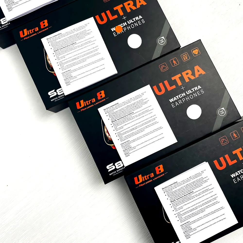 2023 S8 Ultra 8 Smart Watch And Earbuds Pro 4 2 In 1 Wireless Smart ...