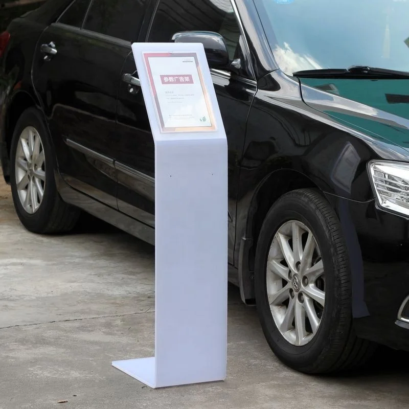 Car Parameter Display Card Sign Stand - Acrylic & Customizable