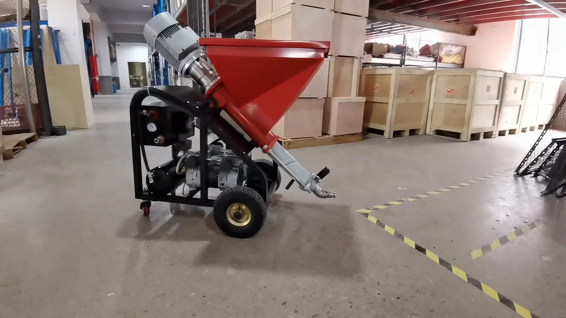 Electric Texture Putty Plaster Spray Machine 220v Mortar Spray Machines ...