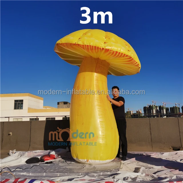 Custom Size Inflatable Mushroom Model With Led Light For Decoration ...