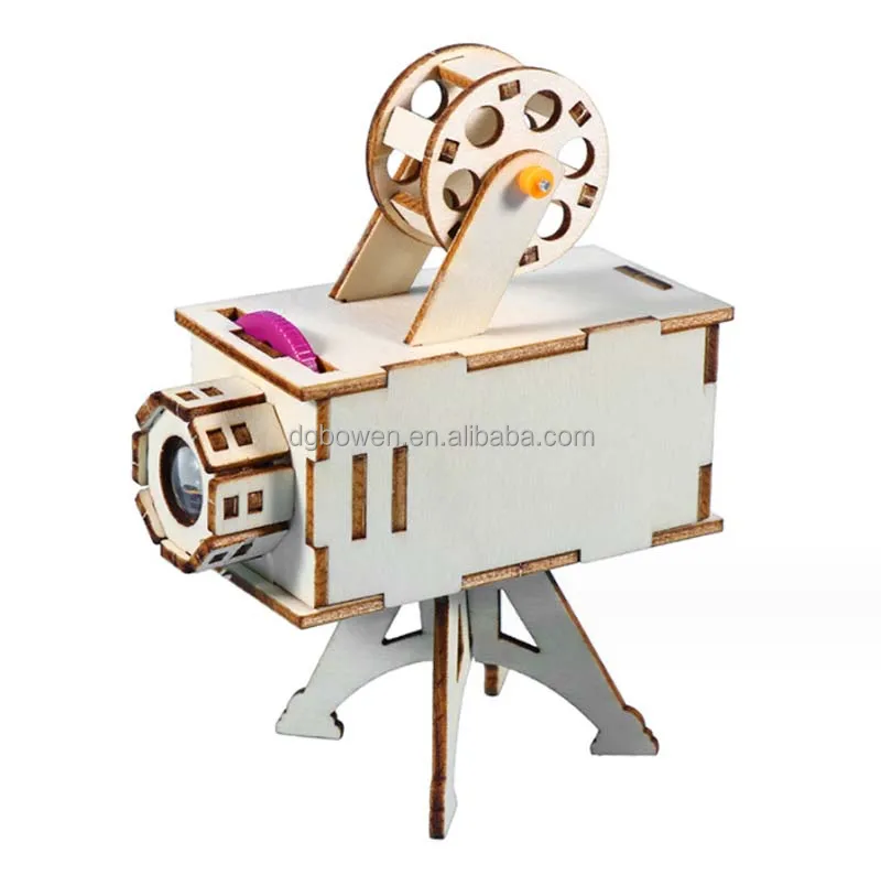 Wooden Science Project Model Kit Projector DIY Science Experiment Toy ...