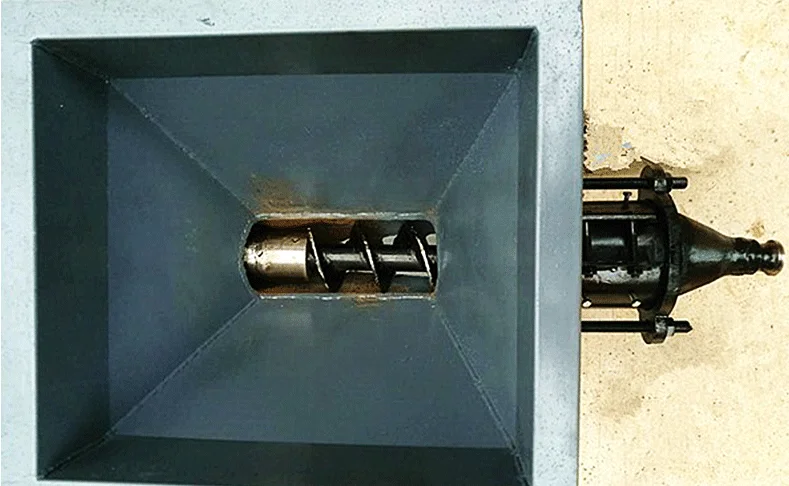 Screw Type Cement Mortar Grouting Machine Horizontal Door Waterproof ...