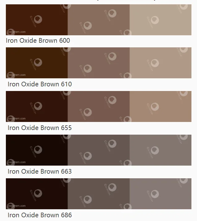 Factory Price Iron Oxide Brown Pigment Powder Cas 52357-70-7 Good ...