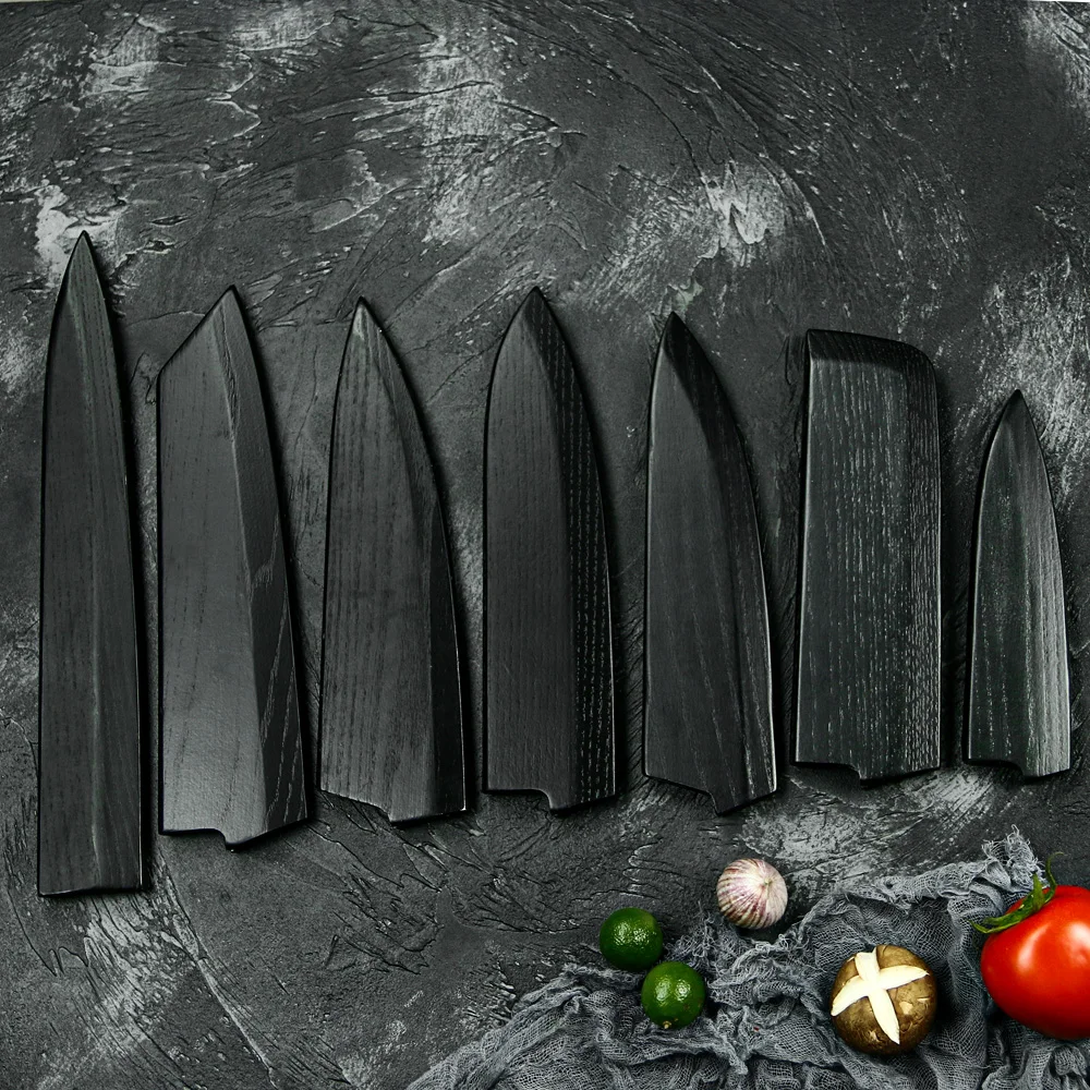 Customized Shape Design Kitchen Knife Cover - Bamboo Saya