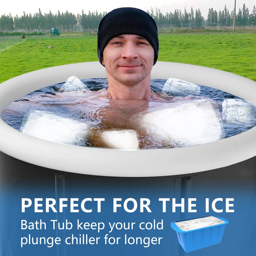 Foldable Extra Large Rectangular Ice Bath Moulds Ice Block Mold Molde ...