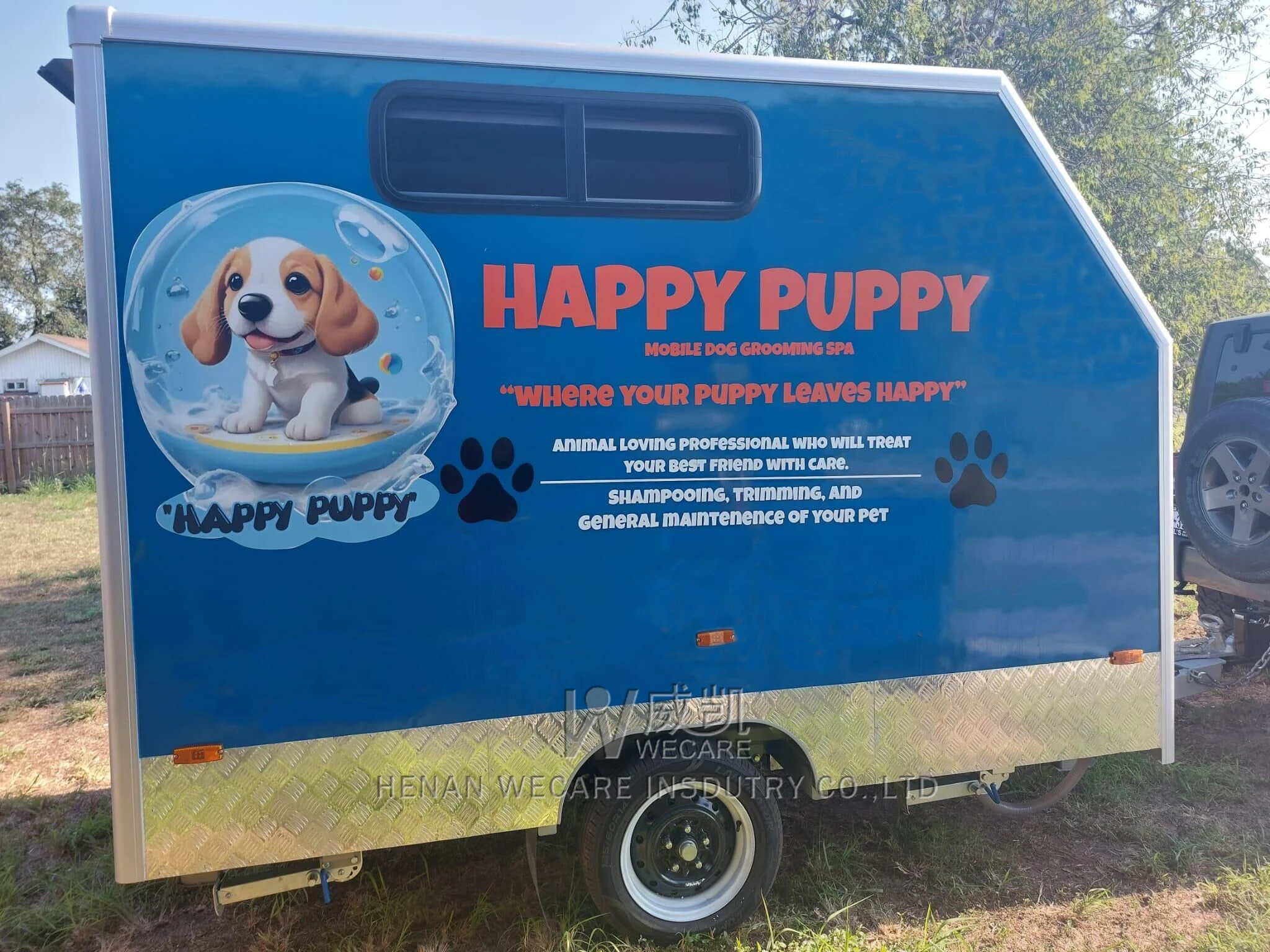 WECARE Pet Grooming Trailers - Fully Equipped Mobile Salons