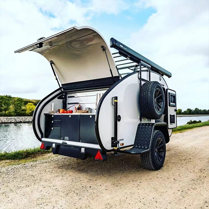 Teardrop Trailer Caravan Teardrop Camper Mini Caravan Teardrop Caravan ...