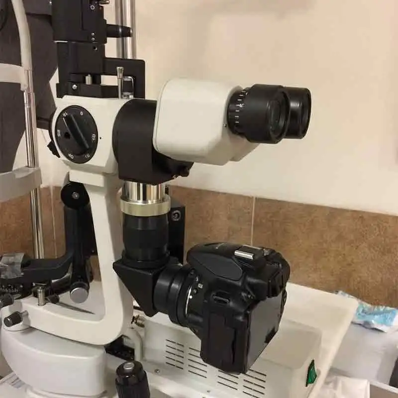 4k High Quality Video Camera Adapter Surgical Slit Lamp Camera Beam Splitter For Microscope ...