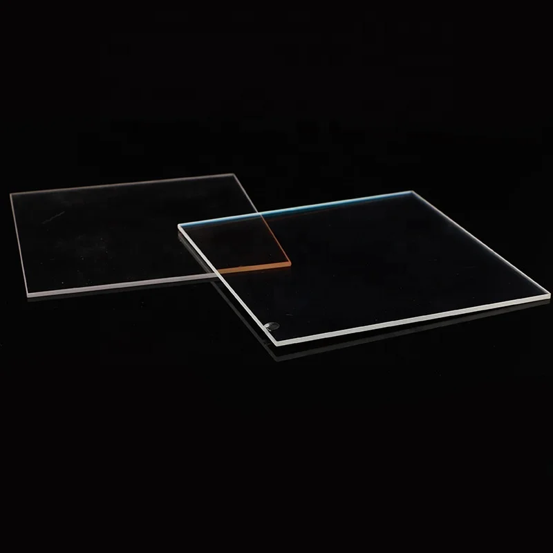 Transparent Quartz Square Sheet Polished Quartz Sheet Laboratory ...