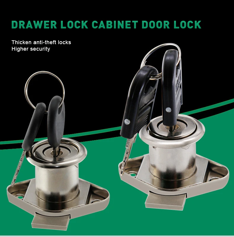 Locker Cam Lock Office Drawer Lock 106 Type Furniture Zinc Iron Hidden ...