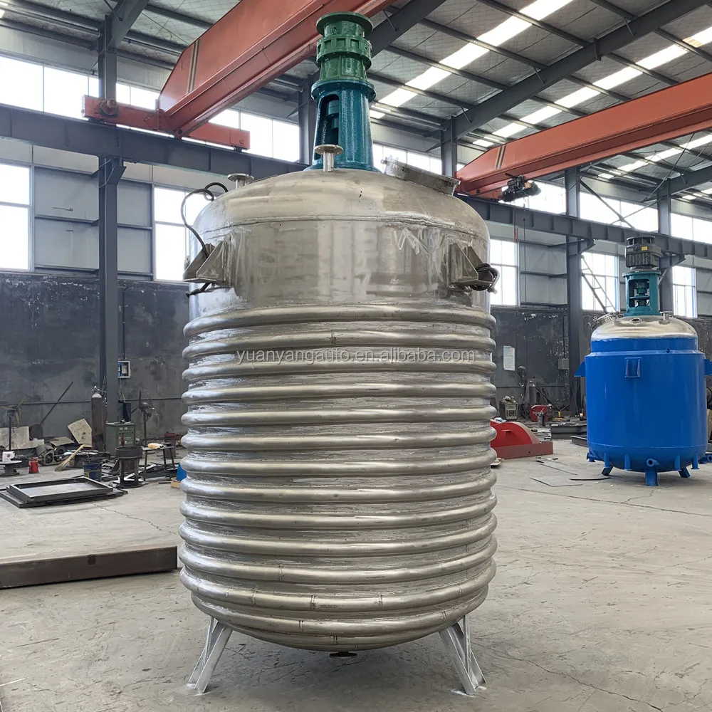 6000L External Coil Type Stirred Tank Reactor - Durable & Efficient