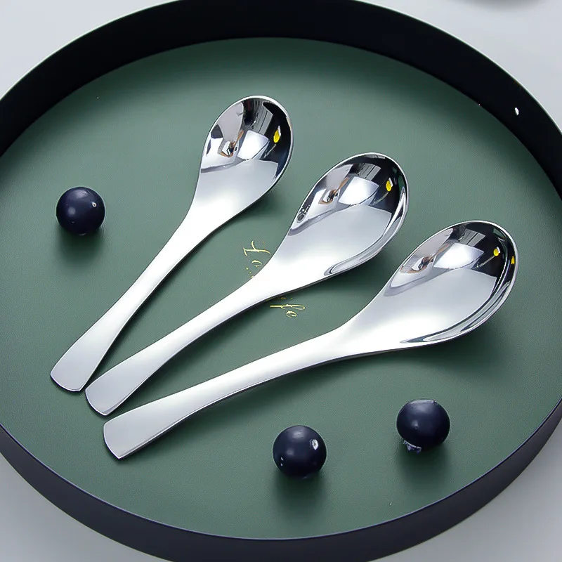 Small Middle Large 3 Size Stainless Steel 304 Cutlery Spoon Chinese ...