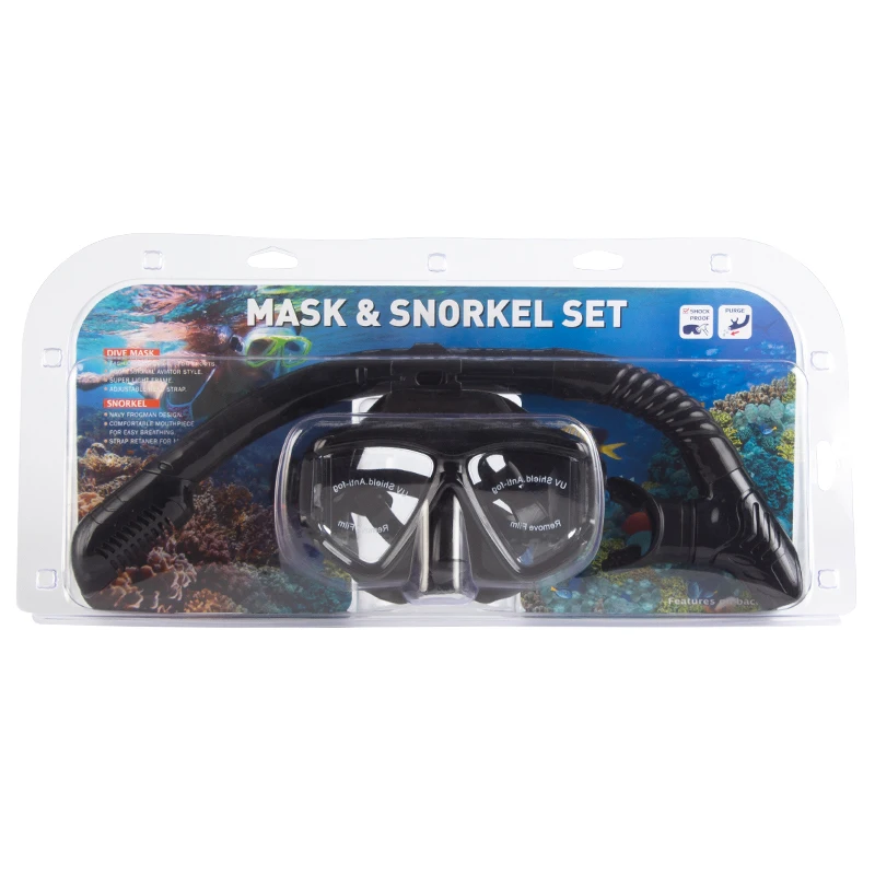 180 Degree Panoramic View Big Frame Tempered Glass Diving Mask Anti-fog ...