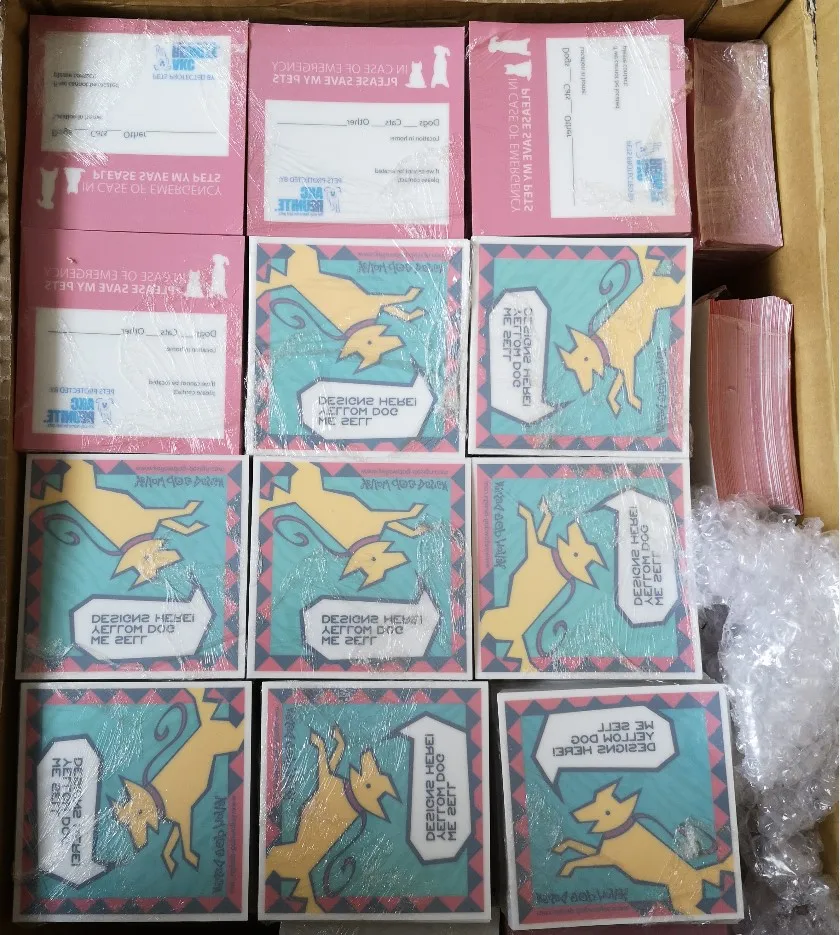 Custom Design Reverse Printing Non Adhesive Window Decals Sticker ...