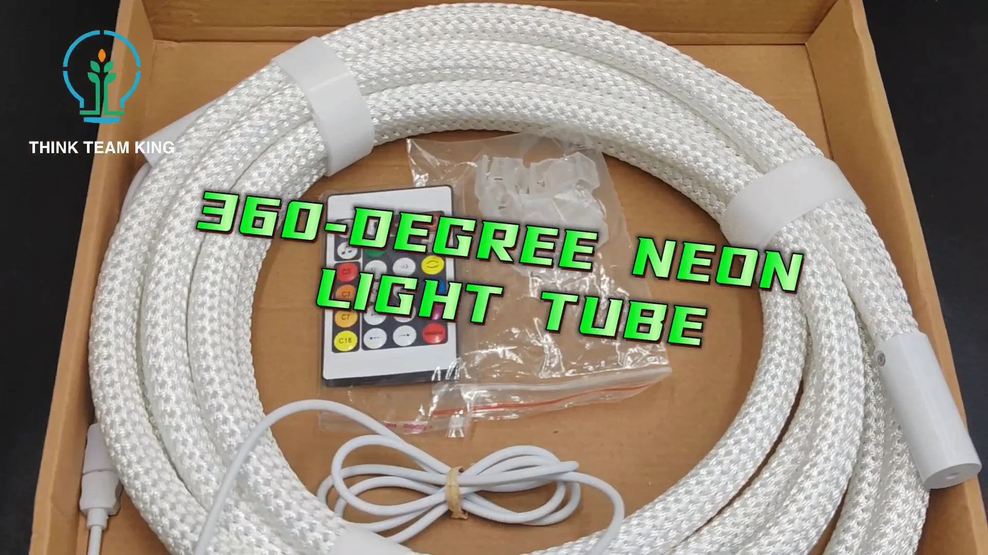 360 Degree Neon Rope Strip Silicon Tube 5v 5m Kit Waterproof Round Neon ...