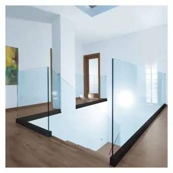 Ace U Channel Glass Railing Pre-embedded Base Shoe Custom Aluminum U ...