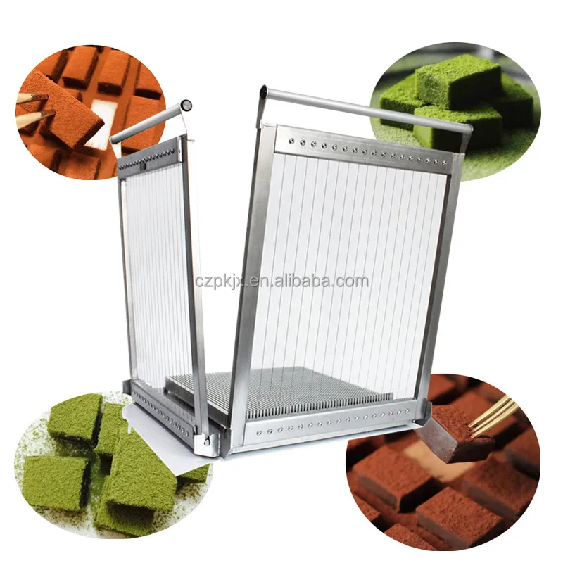 Double Arm Stainless Steel Sweets Cake Cutter/ Chocolate Cutting ...