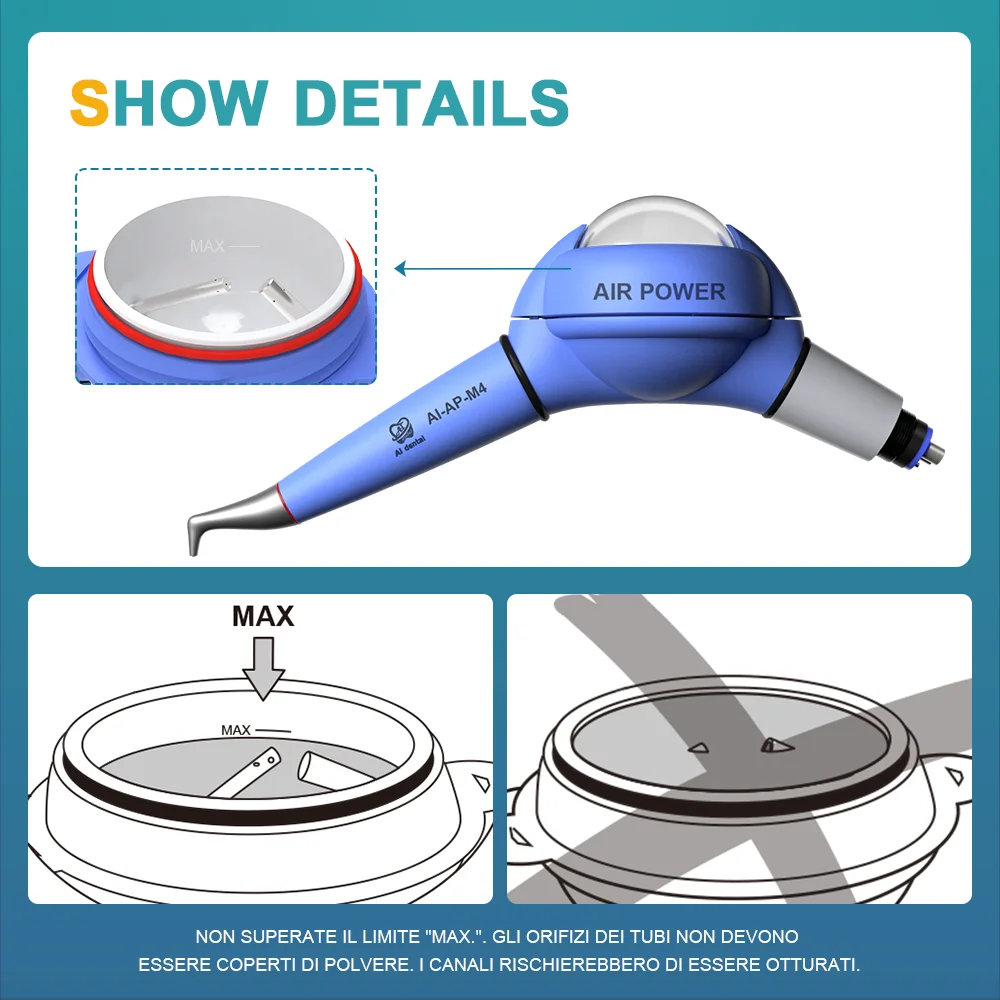 Ai-ap-m4 Dental Air Power Prophy Polishing System Jet Teeth Whitening ...